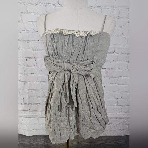 Robert Rodriguez | Tops | Vintage Robert Rodriguez Crinkle Bow Front ...